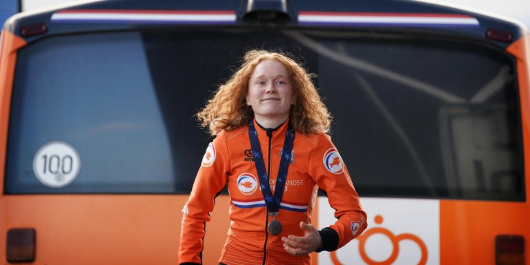 Wat doet crossrevelatie Puck Pieterse in de zomer? Nou, ook winnen maar ...