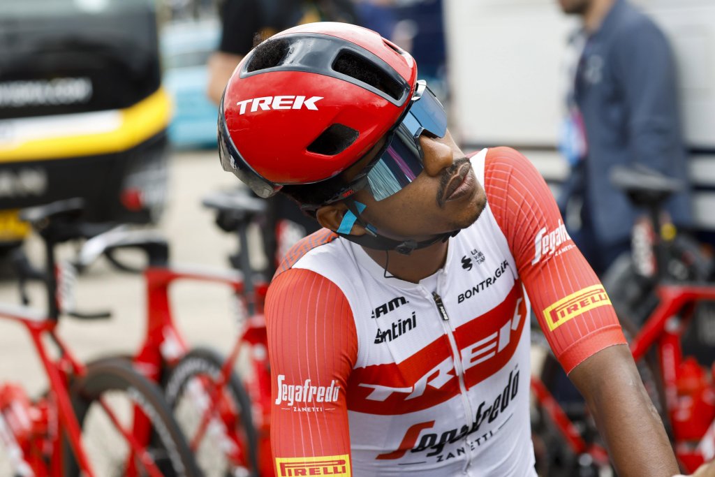 Eritreeër Natnael Tesfatsion verrast met derde plek in Dauphiné: 'Ik ...